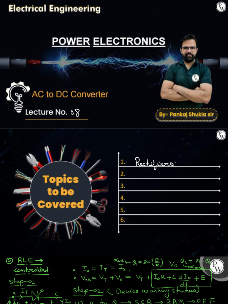 AC To DC Converter 08 - Class Notes | PDF