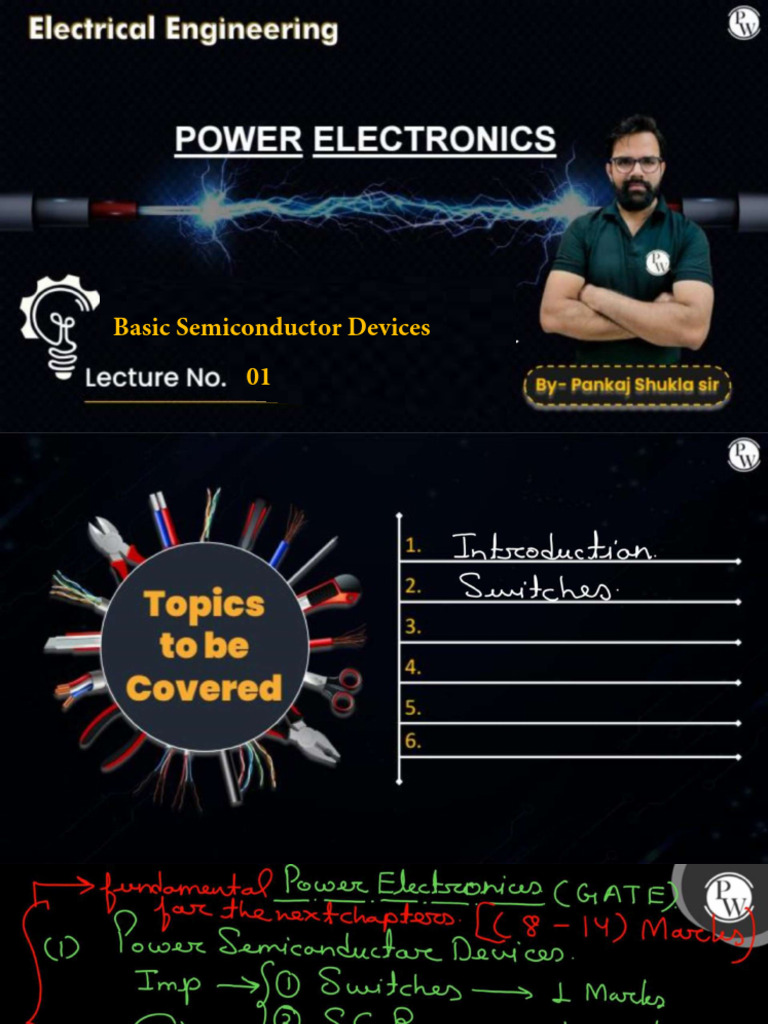 Basic Semiconductor Devices 01 - Class Notes | PDF