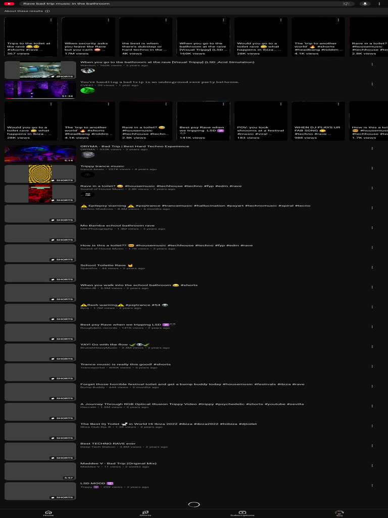 Bathroom Rave: Bad Trip Experience | PDF | Electronic Music | Musical ...