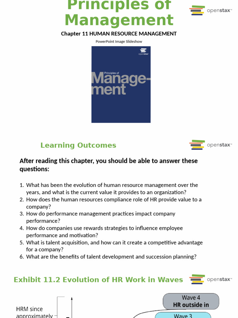 Principles of Management PPT Video Ch11 | PDF | Human Resource Management | Employment