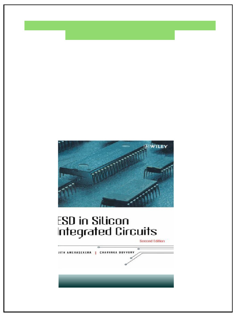 ESD in Silicon Integrated Circuits 2nd Ed Edition E. Ajith Amerasekera Full | PDF ...