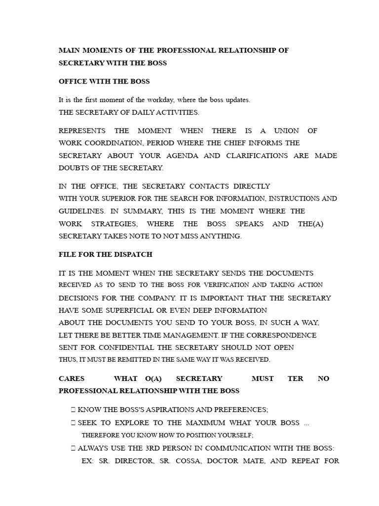Main Moments of The Professional Relationship Of-1 | PDF | Value ...
