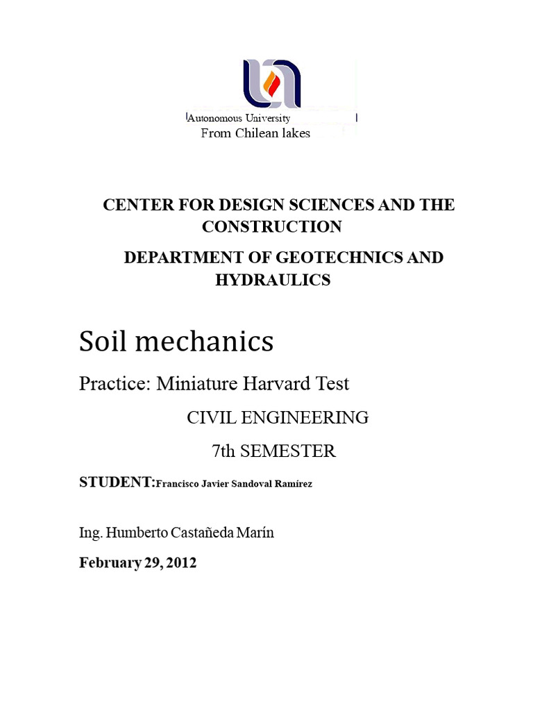 Harvard Miniature Compaction Test Guide | PDF | Soil | Mechanical ...