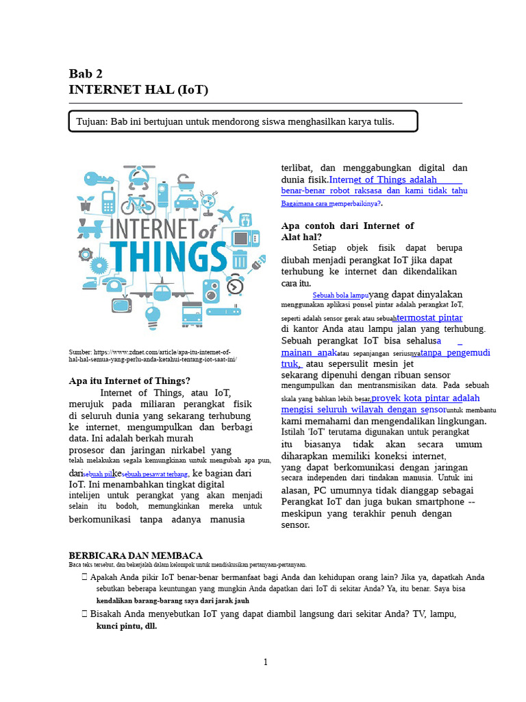Memahami Internet of Things (IoT) | PDF