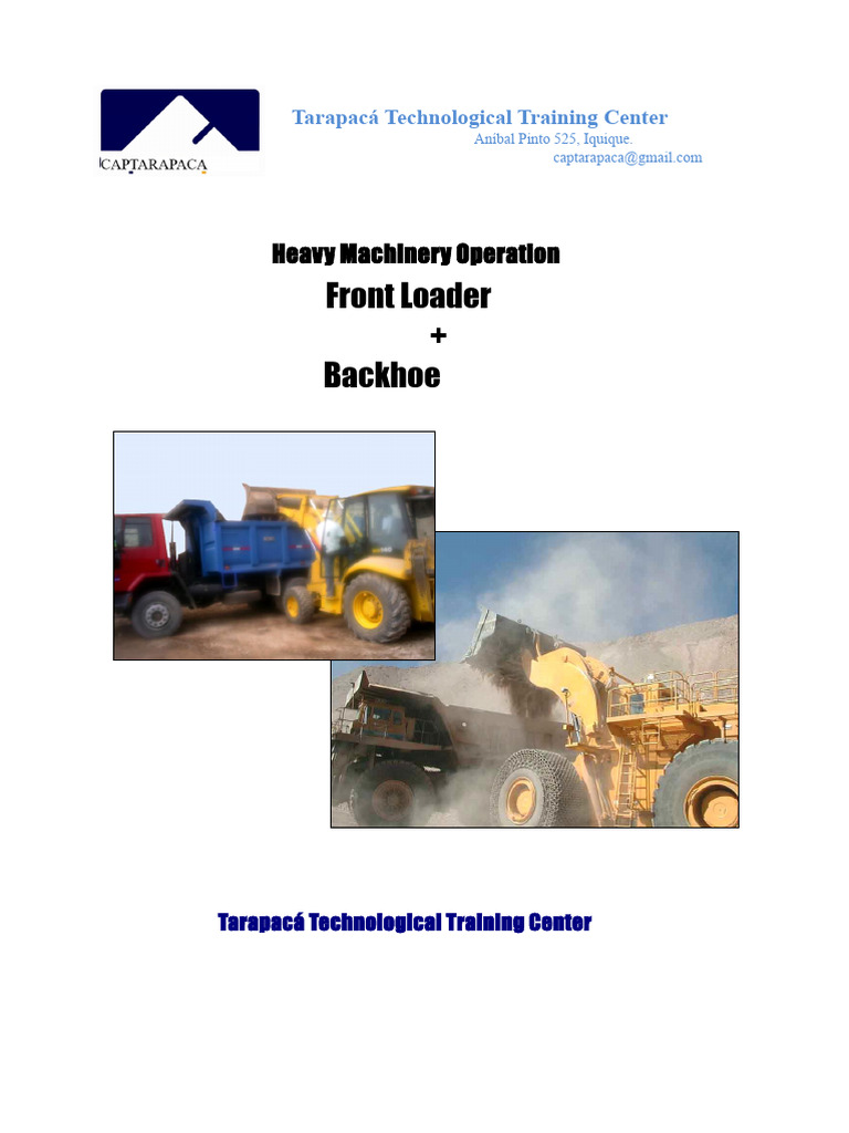 Front Loader & Excavator Training Iquique | PDF | Loader (Equipment ...