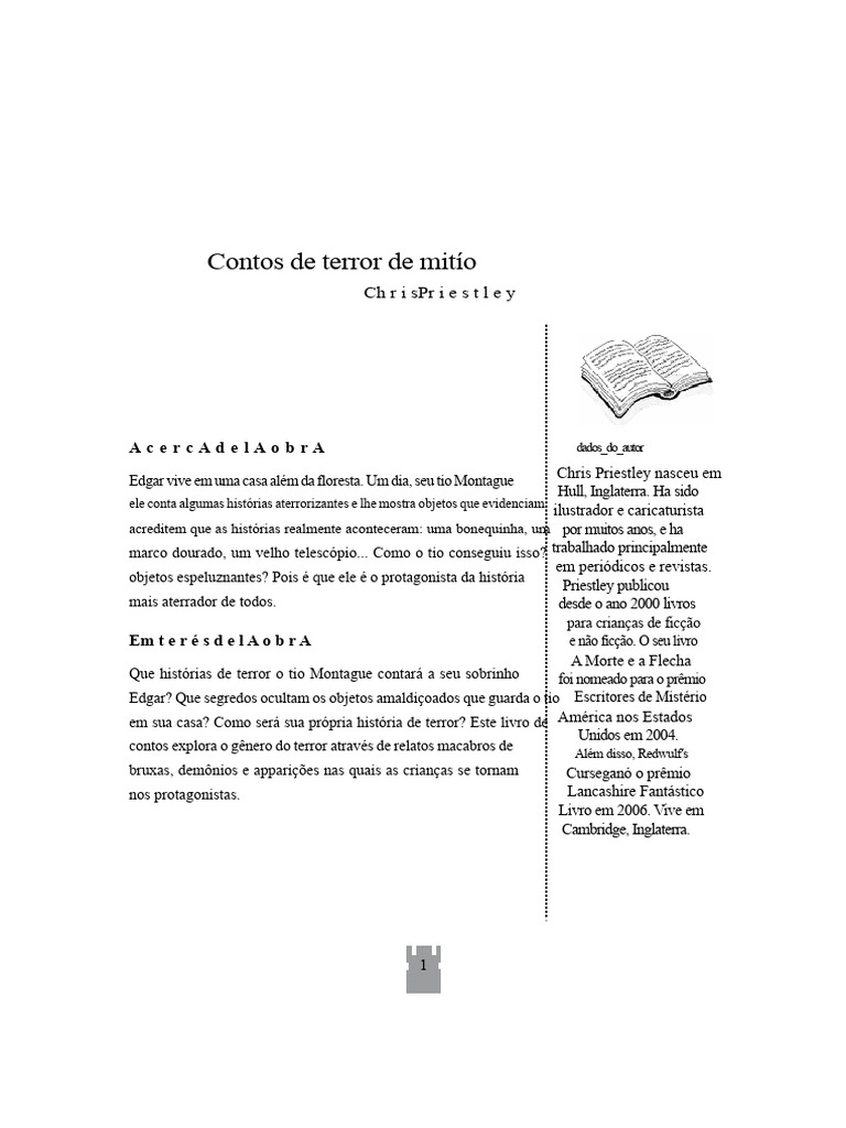 Contos de Terror do Tio Montague | PDF | Ficção de terror | Contos