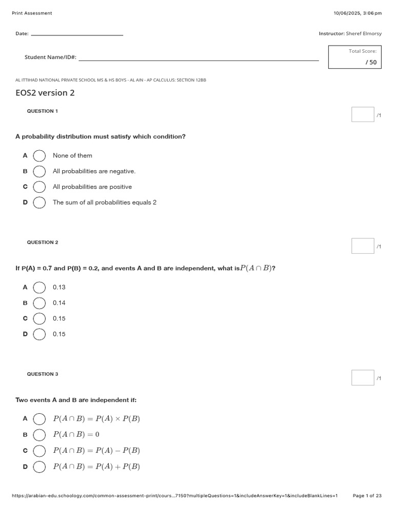 Eos2 Ak01 | PDF | Area | Surface Area