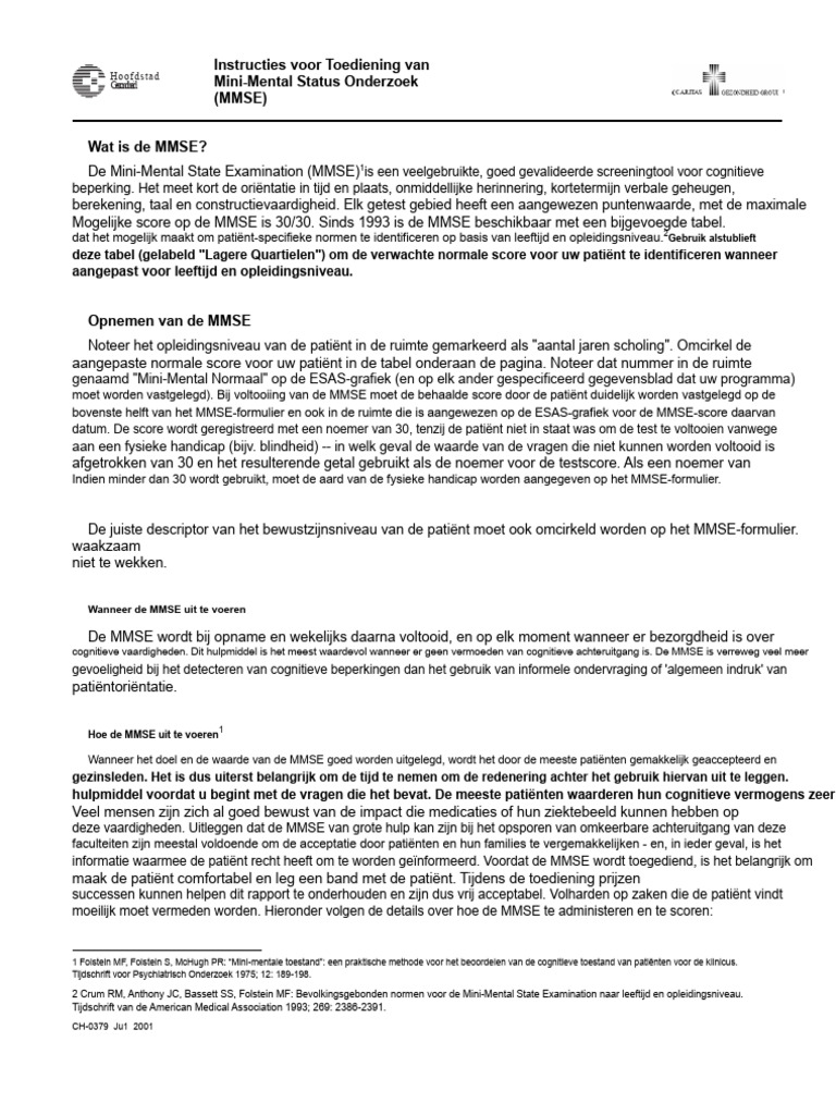 MMSE | PDF