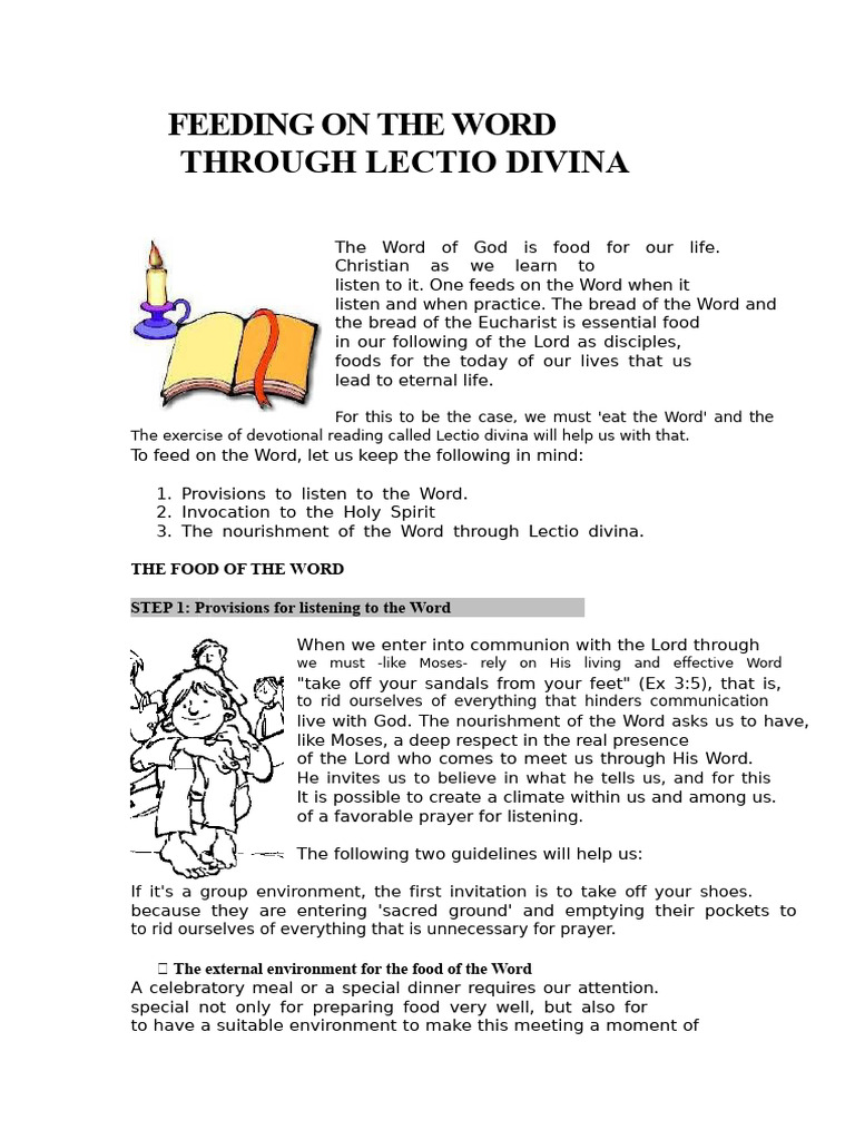 Divine Reading For Youth | PDF | Lectio Divina | Prayer