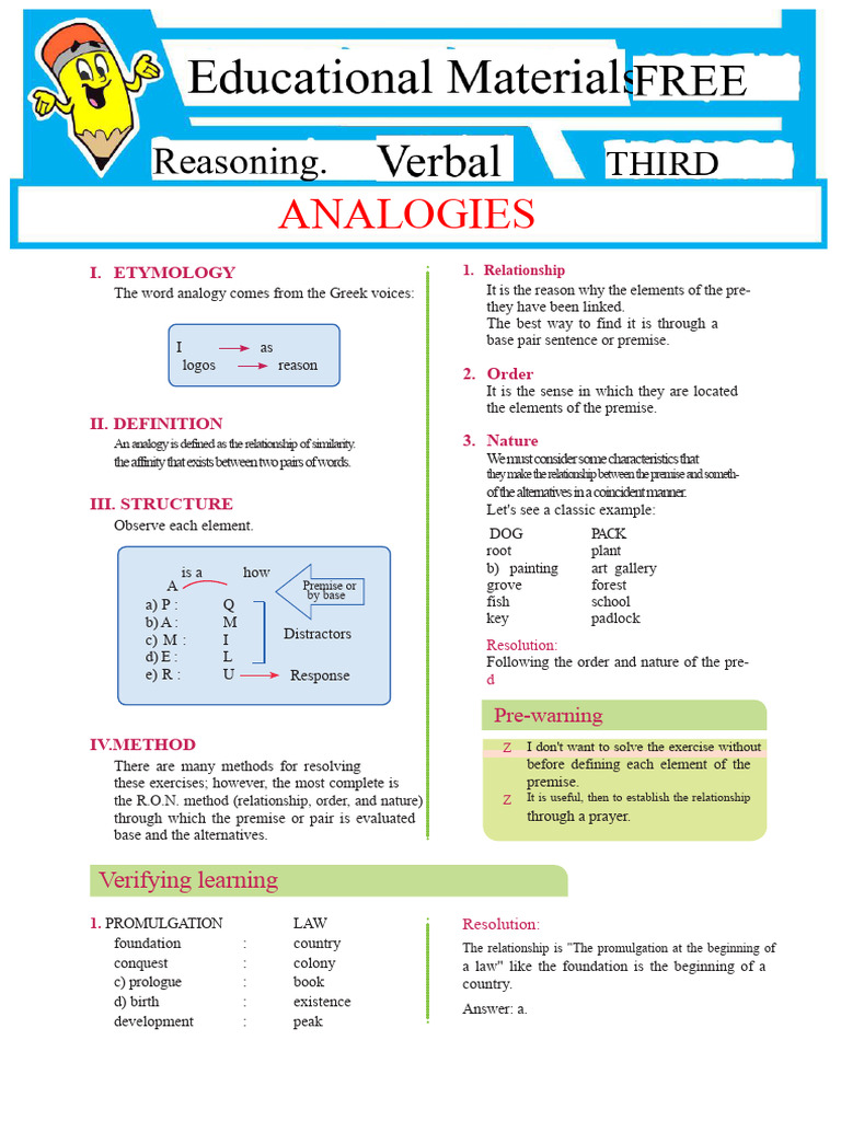 Understanding Analogies: Structure & Methods | PDF | Analogy