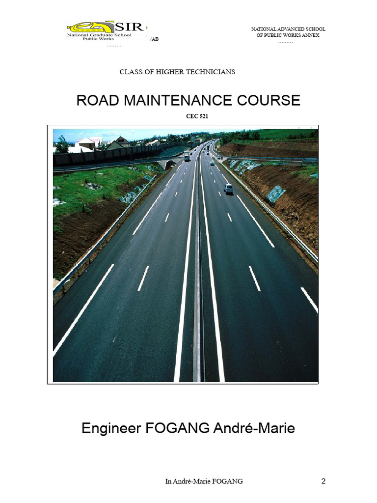 Road Maintenance Strategies in Cameroon | PDF | Road | Road Surface