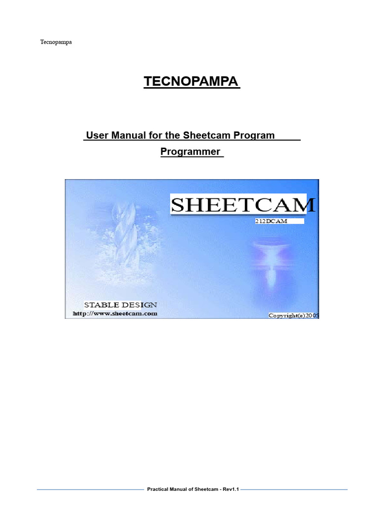 Sheetcam User Manual for CNC Cutting | PDF | Computer Aided Design | Computer Science