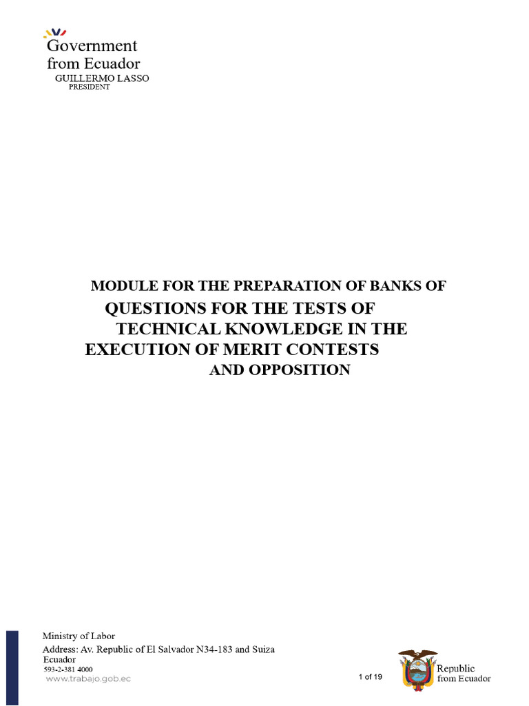 Module Preparation of Question Banks For PCTs | PDF | Letter Case ...