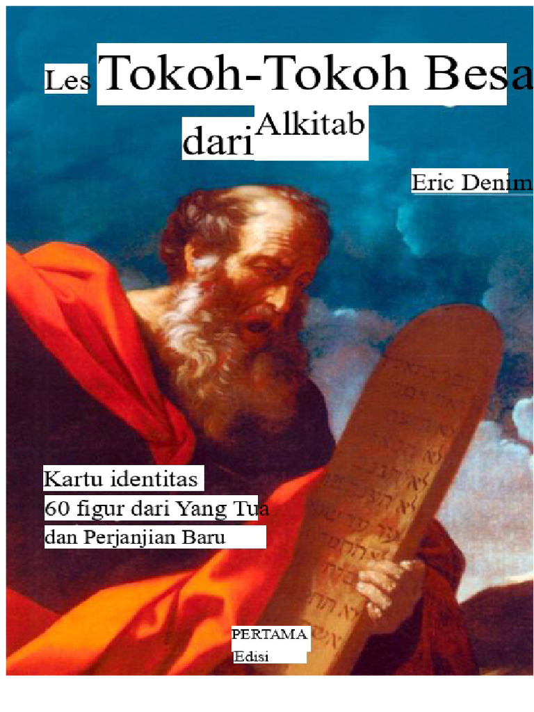 Tokoh-Tokoh Besar Dalam Alkitab. Éric Denimal | PDF