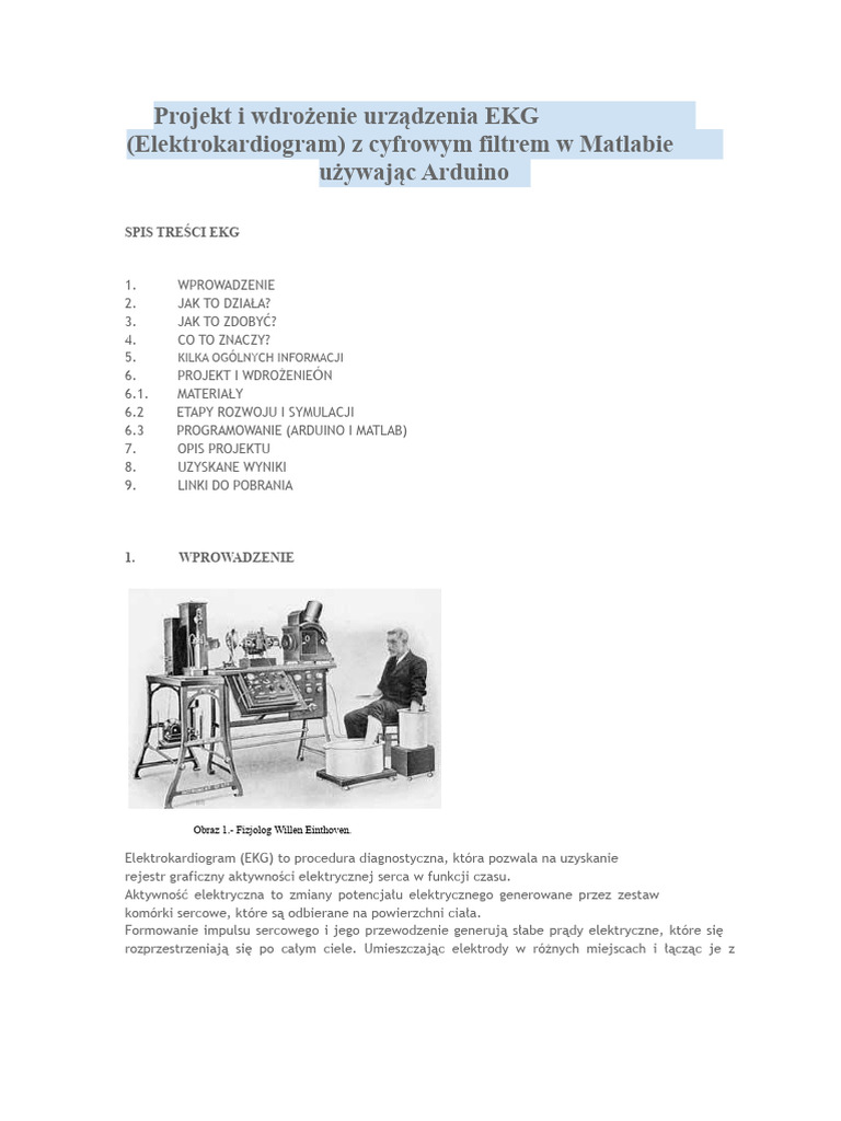 EKG Arduino | PDF