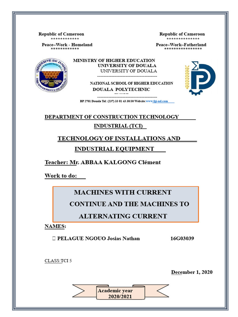 Direct and Alternating Current Machines | PDF | Electric Motor ...
