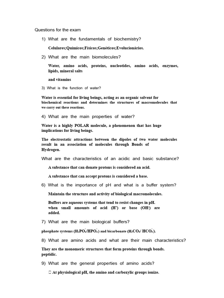 Solved Exercises Biochemistry | PDF | Lipoprotein | Carbohydrates