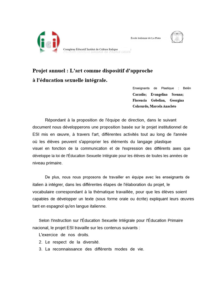 Projet ESI Plastique | PDF | Émotions | Psychologie