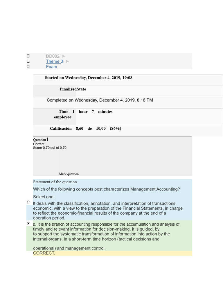 Final Exam Cost Management | PDF | Information | Opportunity Cost