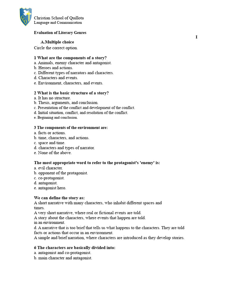Evaluation of Literary Genres | PDF | Narrative | Poetry