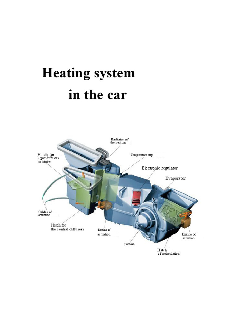 Understanding Car Heating Systems | PDF | Heat Transfer | Temperature