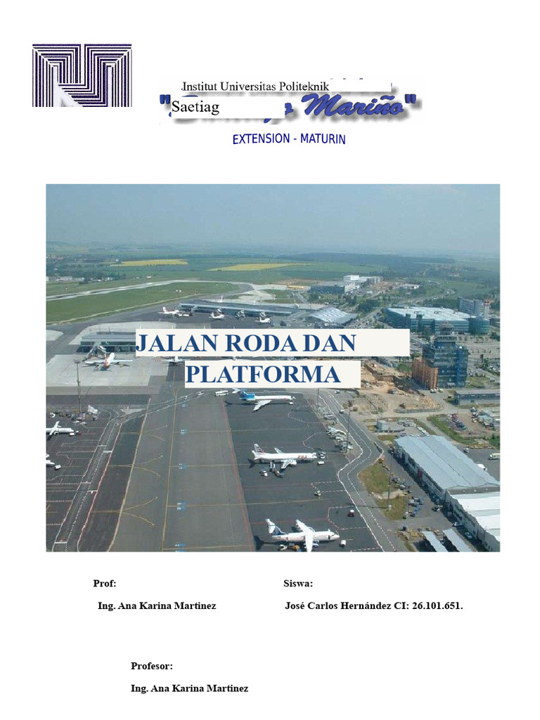 Infrastruktur Bandara: Jalan Roda dan Platform | PDF