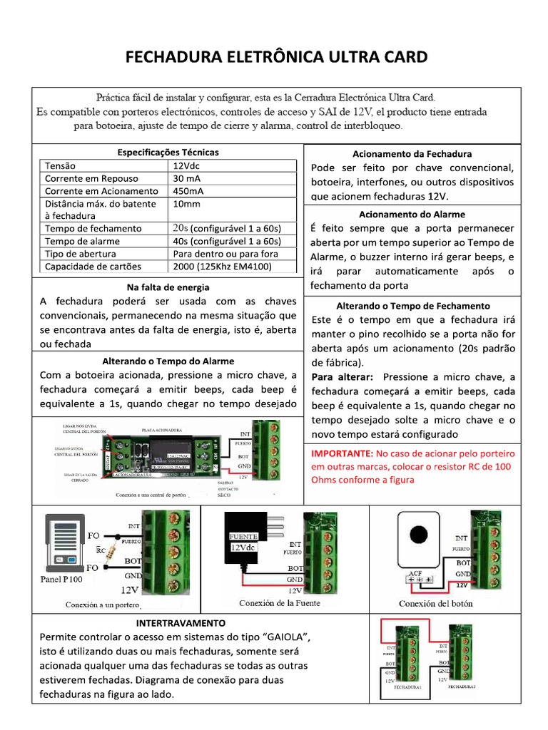 Agl Cerradura Ultra Card Manual Pdf Importar