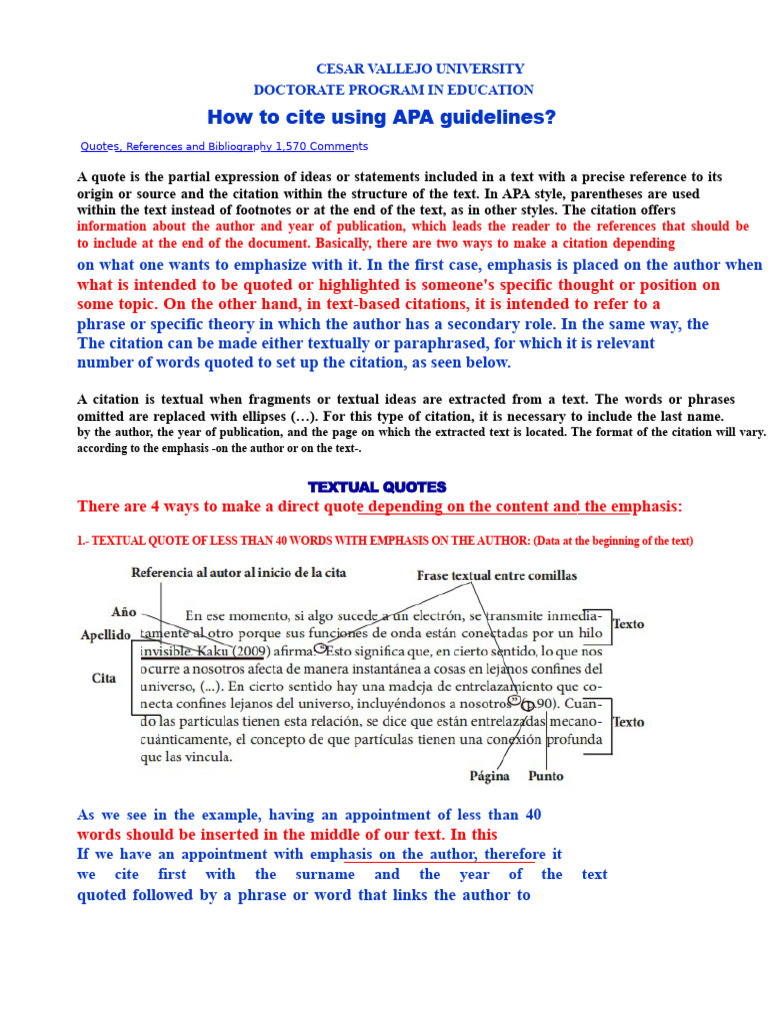 Cite With APA Guidelines | PDF | Bracket | Citation