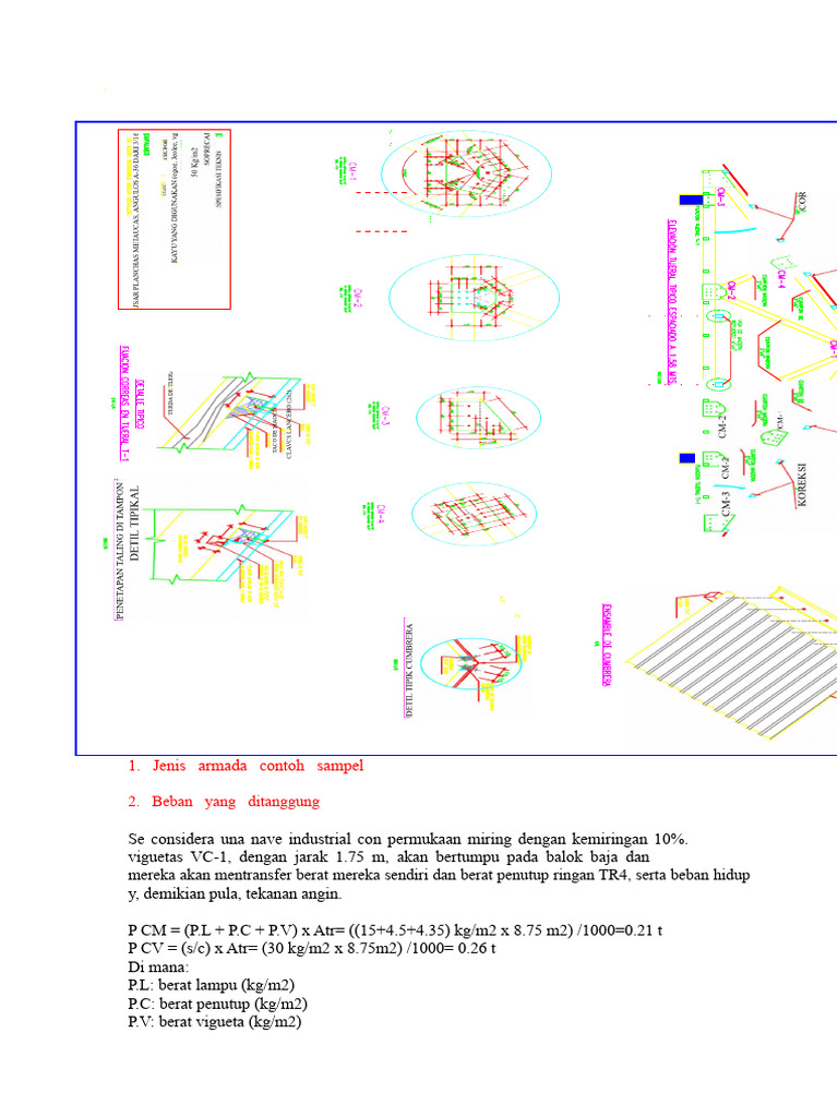 Perhitungan Rangka | PDF
