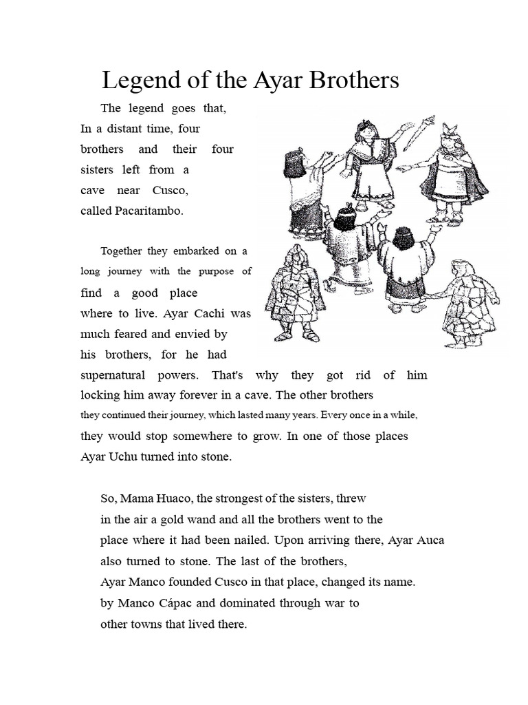 Inca Legend of the Ayar Brothers | PDF
