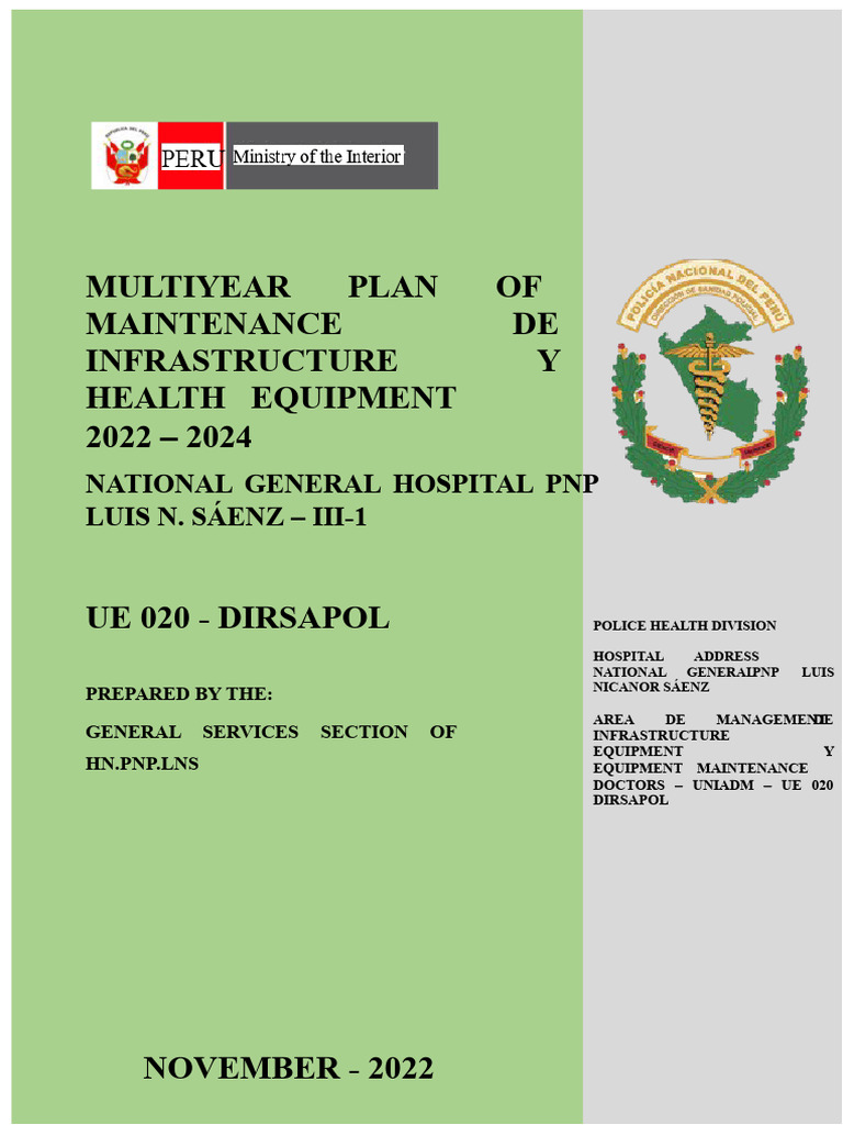 Annual Maintenance Plan LNS Rev 08 - Shirley SSGG | PDF | Wall | Stairs