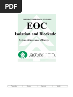 Positive Isolation Safety Procedure | PDF | Switch | High Voltage