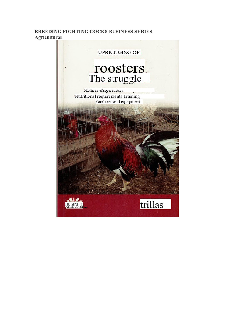 Breeding Fighting Roosters Guide | PDF | Chicken | Human–Animal Interaction