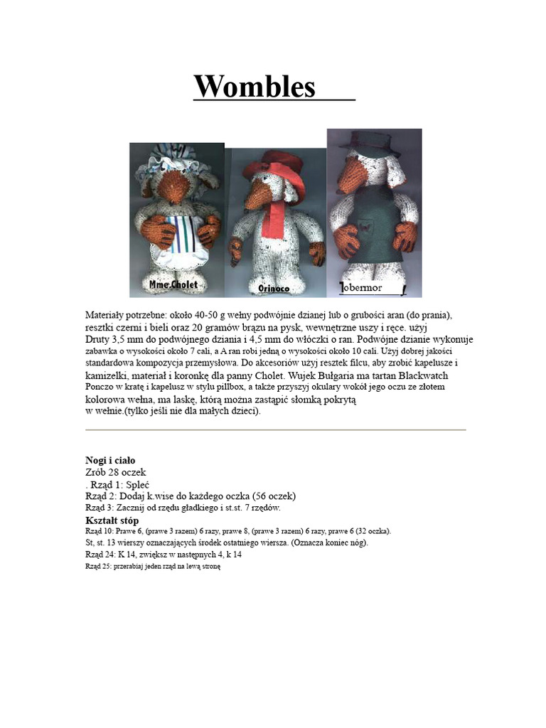 Wombles | PDF