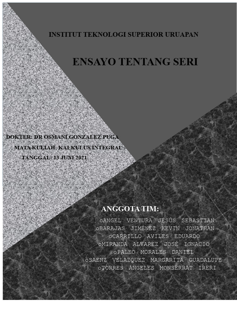 Konvergensi dan Deret dalam Kalkulus | PDF