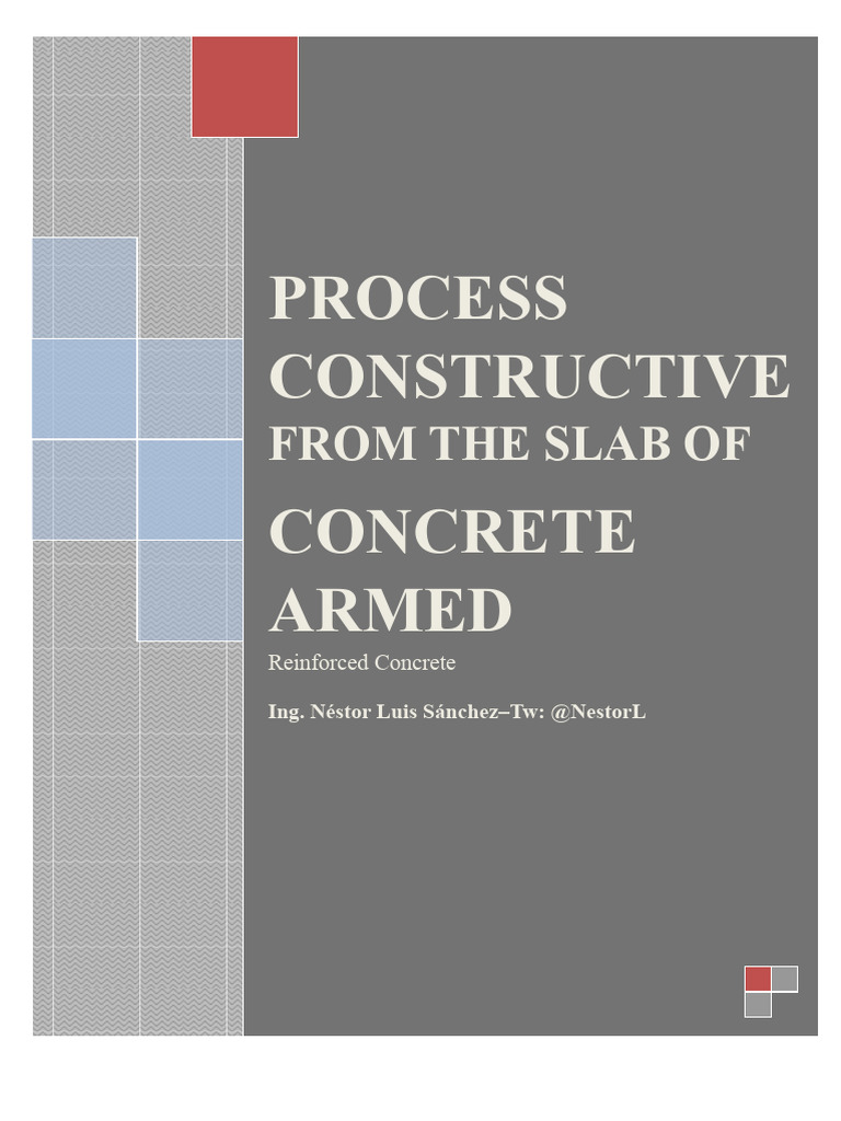 Constructive Process of Reinforced Concrete Slab | PDF | Concrete ...