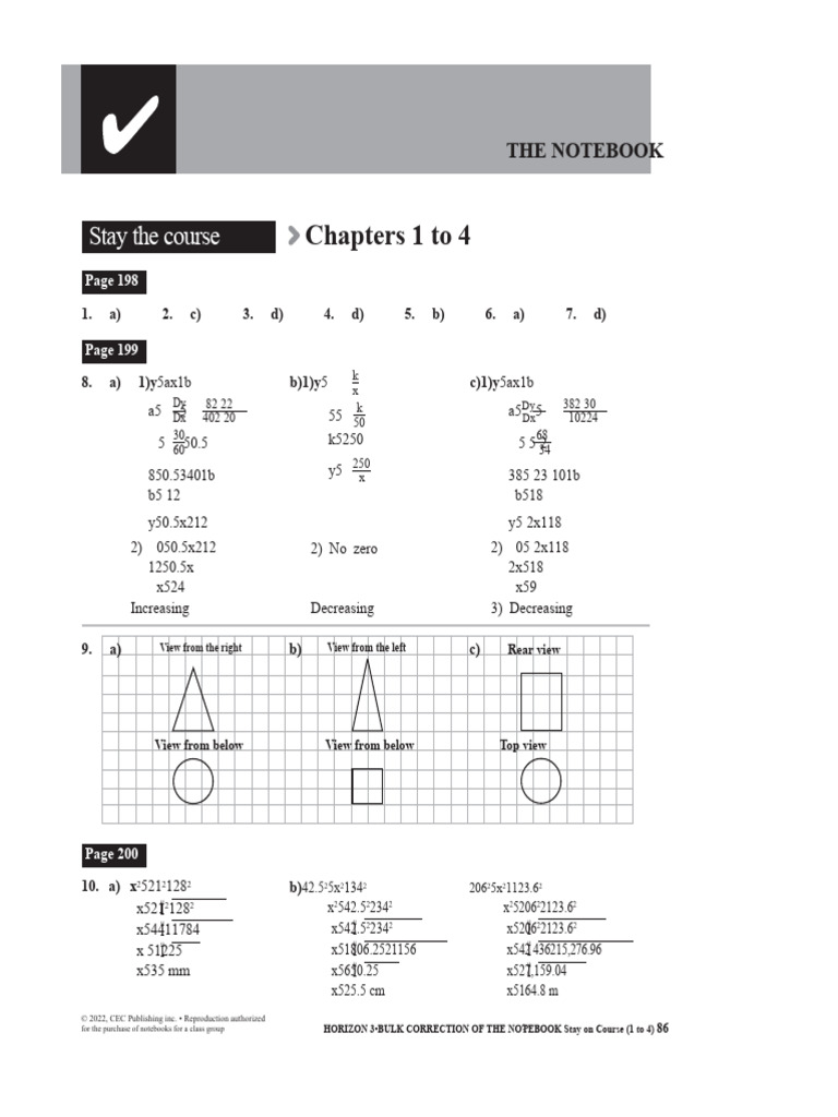 Horizon3_Guide_Corrige-Bulk-Notebook_Keep-Heading_Ch_1-4 | PDF ...