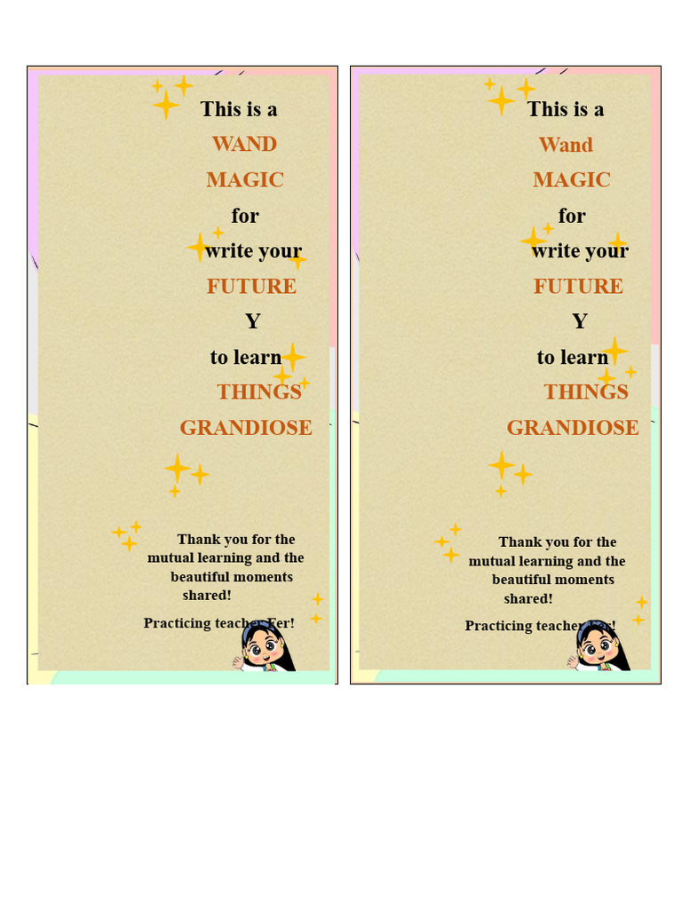 Wand Magic for Learning and Growth | PDF