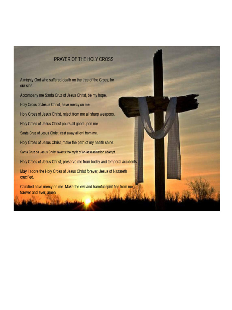Prayer of the Holy Cross | PDF
