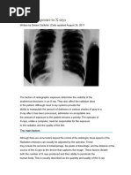 Prime Factors of X-Ray Exposure | PDF | Radiography | X Ray