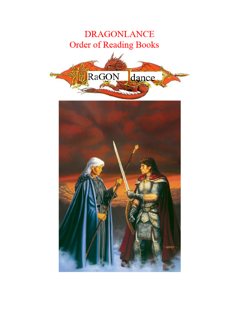 Dragonlance Reading Order of Books | PDF | Dragonlance | Fantasy