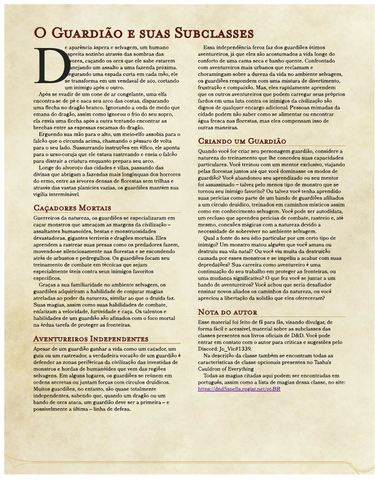 The Guardian and Its Subclasses | PDF