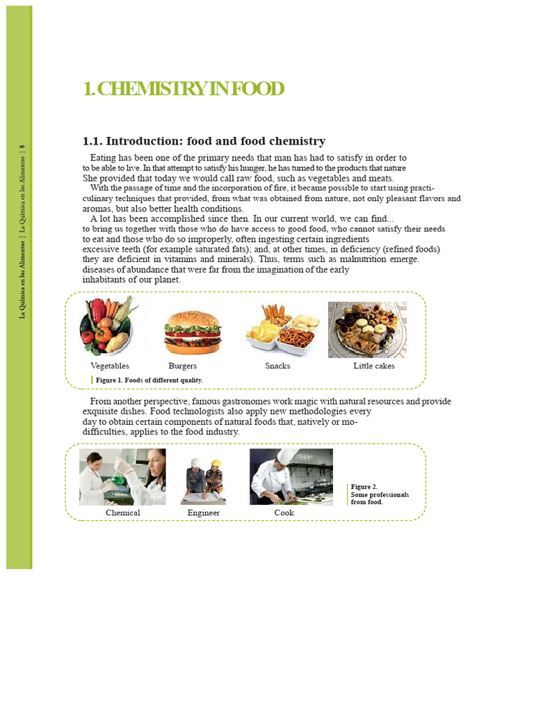 01 - Ch. 1 - Chemistry in Food - Part 1 | PDF | Chemical Bond ...