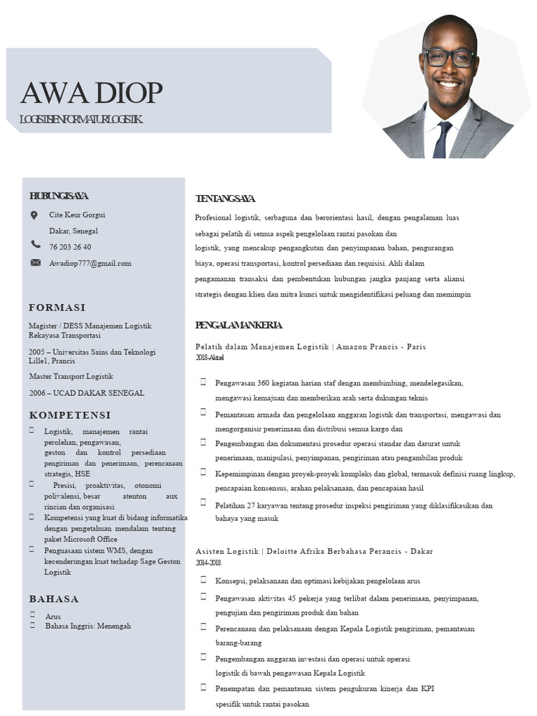 CV Kepala Logistik | PDF