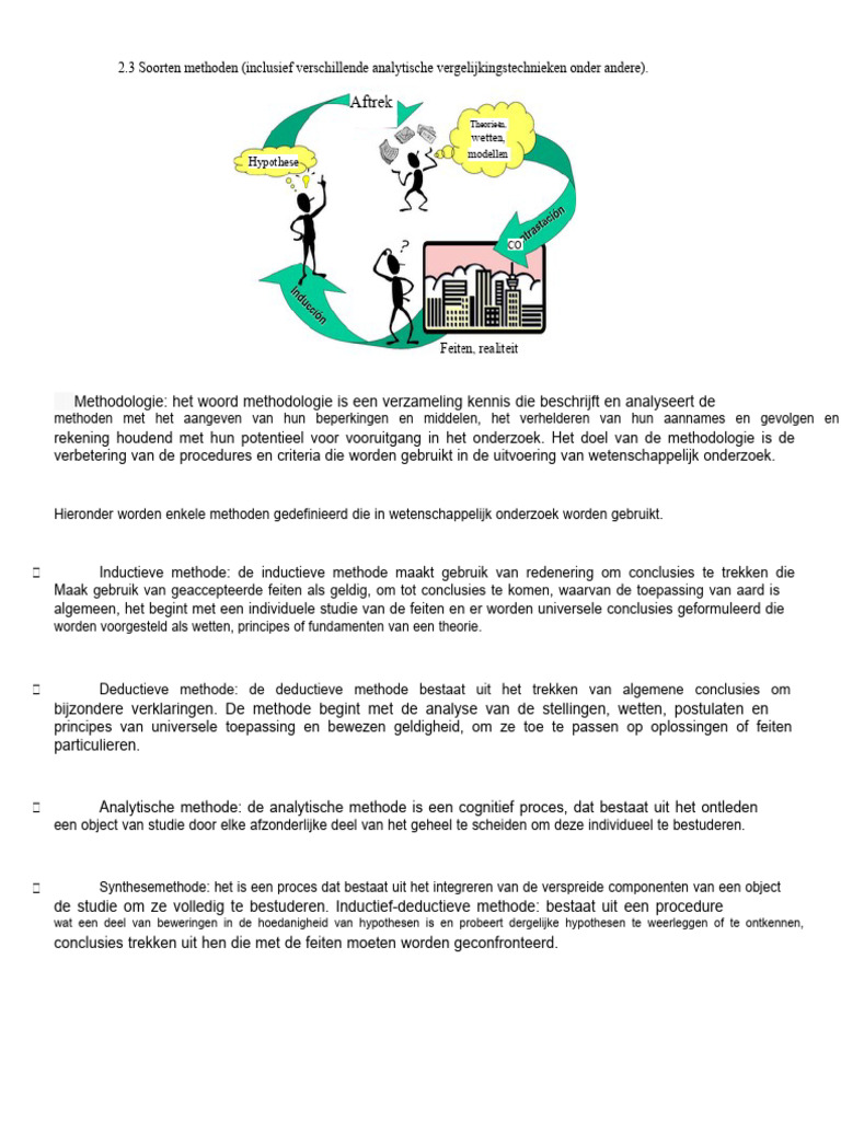 Soorten Wetenschappelijke Methoden | PDF