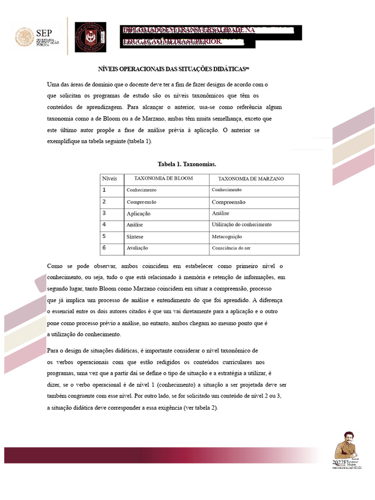 Níveis Operacionais Situações-Didáticas | PDF | Informação | Tecnologia ...