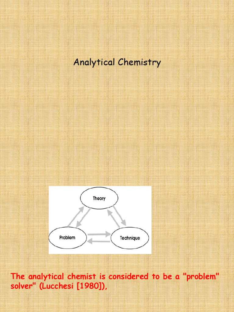 Understanding Analytical Chemistry Basics | PDF | Analytical Chemistry ...