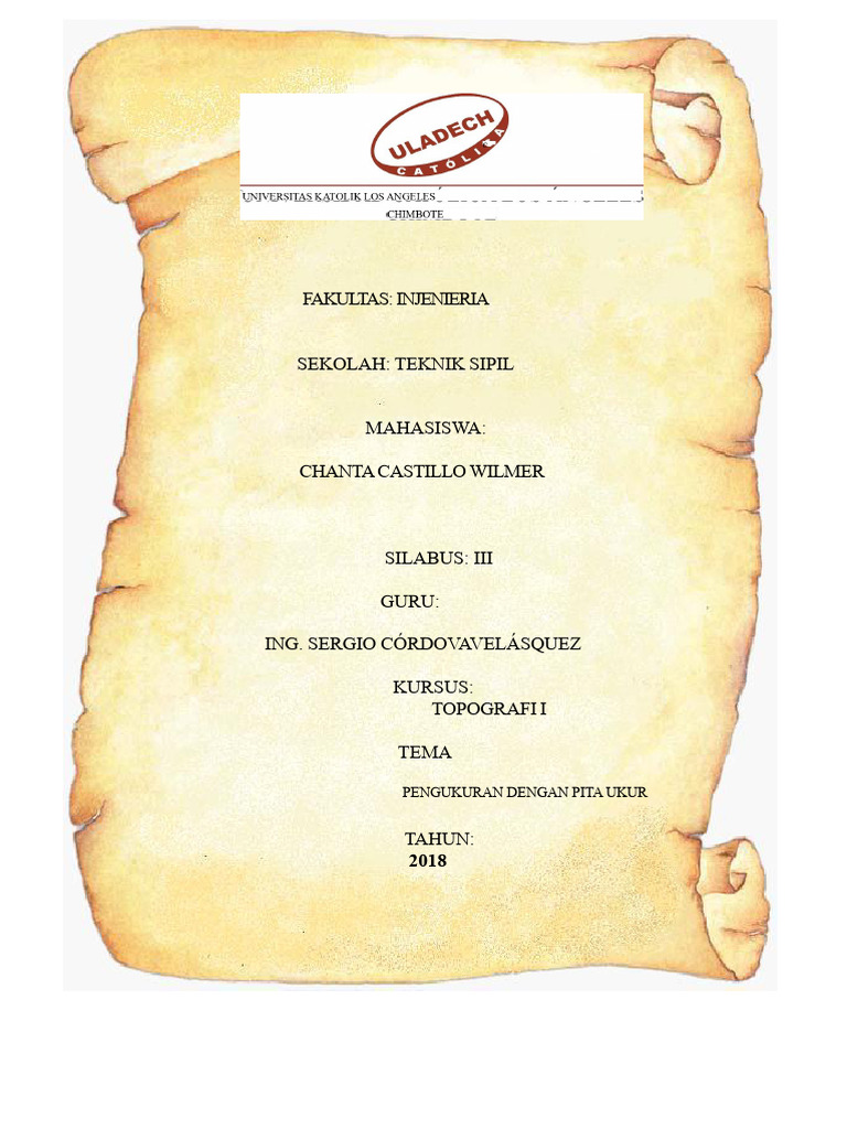 Laporan Pengukuran Dengan Pita Ukur | PDF