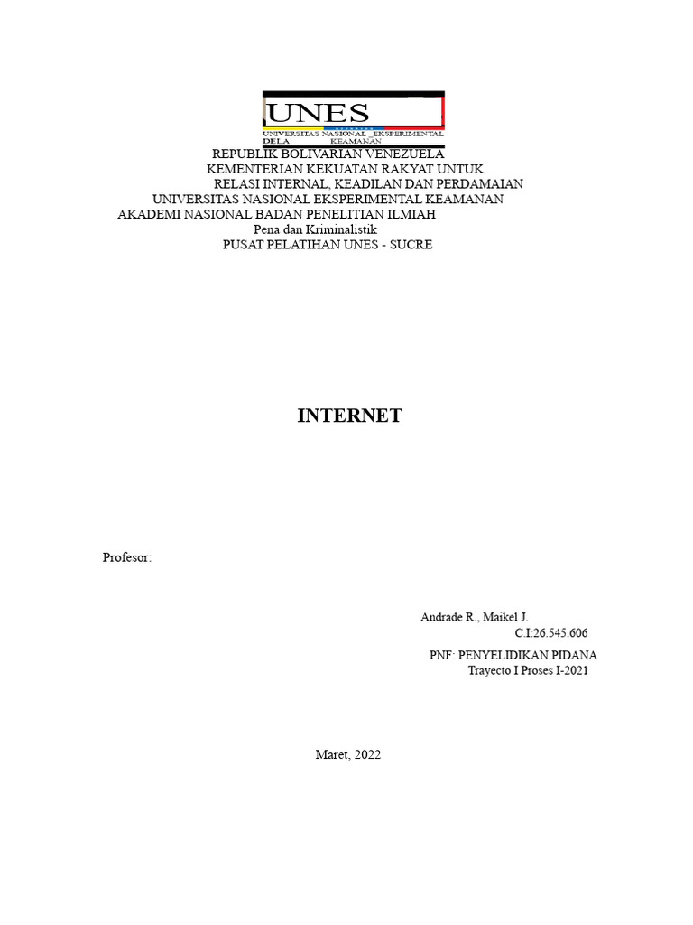 Definisi Internet | PDF