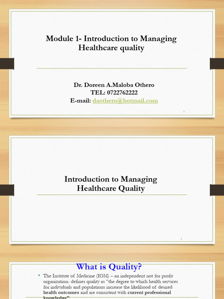 Managing Healthcare Quality Essentials | PDF | Quality Assurance ...